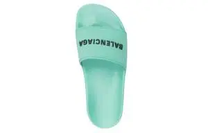 Balenciaga Pool Slides - Mint/black