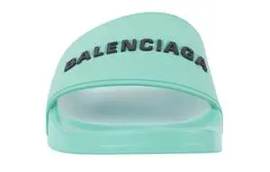 Balenciaga Pool Slides - Mint/black