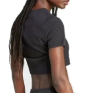 Adidas Essentials Ribbed Cropped T-shirt