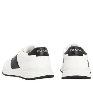 Prada Fw25 Prax Lace Up Sneakers - White