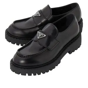 Prada Lug Sole Loafers
