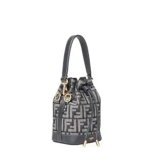 Fendi Mon Tresor Ff Jacquard Mini Bucket Bag
