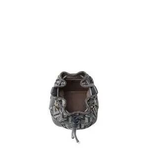Fendi Mon Tresor Ff Jacquard Mini Bucket Bag