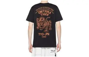 Onitsuka Tiger 3d Tiger Logo T-shirt 'black