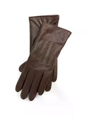 Polo Ralph Lauren Leather Gloves - Brown