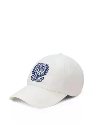 Polo Ralph Lauren Crest Leather Strap Linen Cap