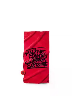 Supreme X Marithé + François Girbaud Compressed Logo-print Cotton Towel