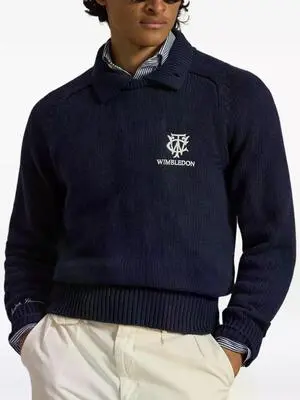 Polo Ralph Lauren Embroidered Cotton Polo Sweater