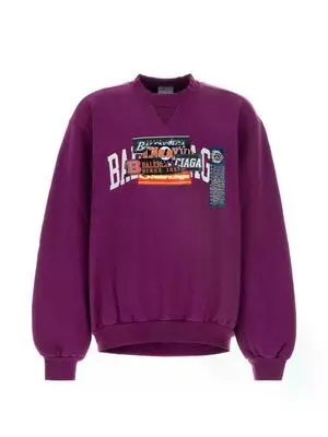 Balenciaga Logo Patch Sweatshirt