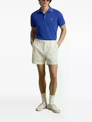 Polo Ralph Lauren Striped-trim Logo Polo Shirt
