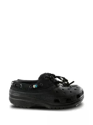 CROCS Classic Luxe Beaded Clogs - Black