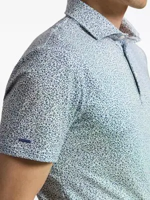 Rlx Ralph Lauren Leaf-print Short-sleeve Polo Shirt