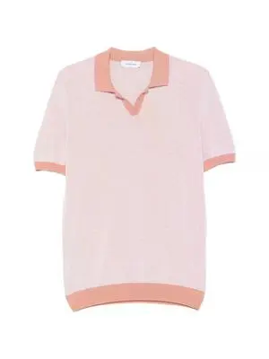 GRAN SASSO Fine-knit Short-sleeve T-shirt - Pink