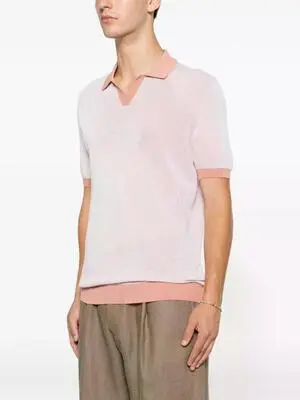 GRAN SASSO Fine-knit Short-sleeve T-shirt