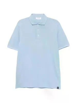 GRAN SASSO Short-sleeve Polo Shirt - Blue