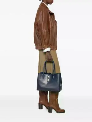Furla Goccia Grained-leather Tote Bag