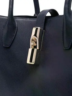 Furla Goccia Grained-leather Tote Bag