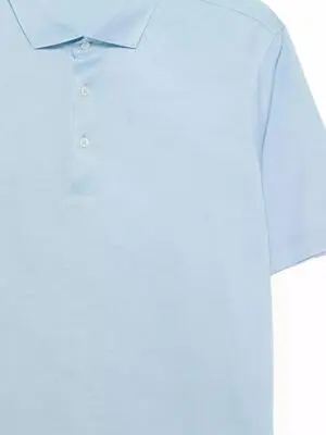 GRAN SASSO Short-sleeve Polo Shirt - Blue