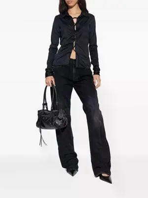 Balenciaga Lace-up Slim-fit Shirt