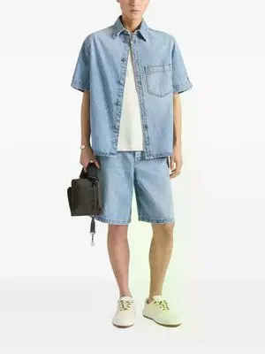 Givenchy Short-sleeve Denim Shirt - Blue