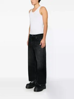 Balenciaga Faded Effect Distressed Finish Jeans