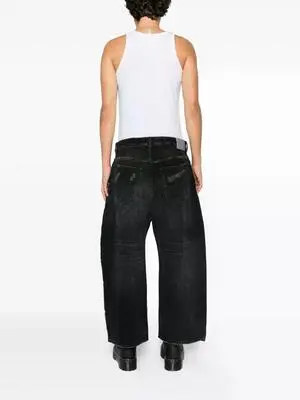 Balenciaga Faded Effect Distressed Finish Jeans