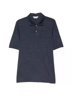 GRAN SASSO Short-sleeve Polo Shirt - Blue