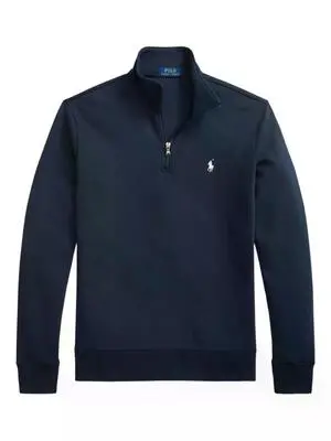 Polo Ralph Lauren Quarter-zip Embroidered Sweatshirt - Blue