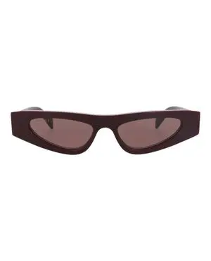 Gucci Cat Eyeframe Recycled Acetate Sunglasses Violet Violet Brown - Multicolor