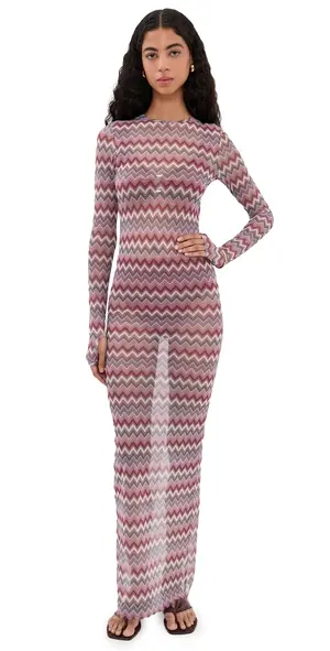 BANANHOT Renne Dress - Bari Chevron