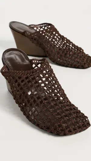 Proenza Schouler Slant Crochet Mules