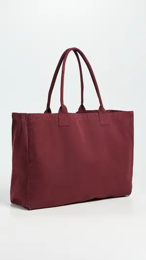 ANINE BING Leo Canvas Collegiate Tote Bag