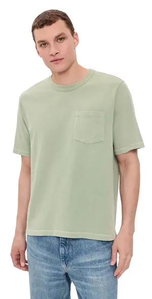 CORRIDOR Garment Dye Tee - Seafoam