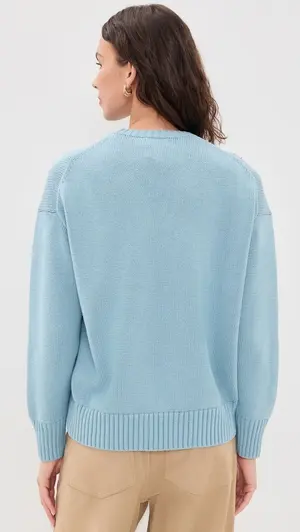 Polo Ralph Lauren Cotton Bear Long Sleeve Crew Neck Pullover