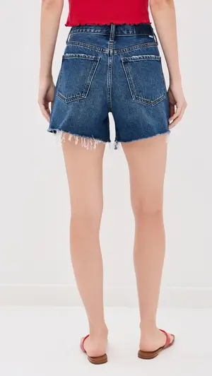 DAZE Crossroads Loose Denim Shorts