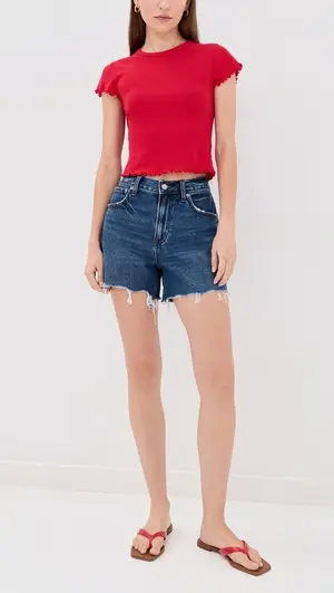 DAZE Crossroads Loose Denim Shorts