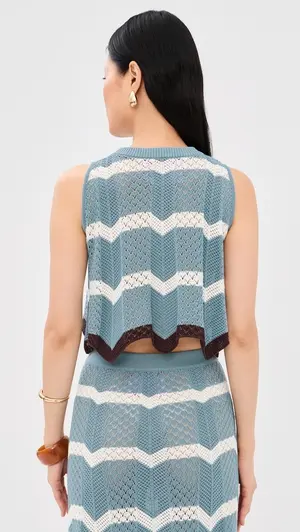 La DoubleJ Chevron Top