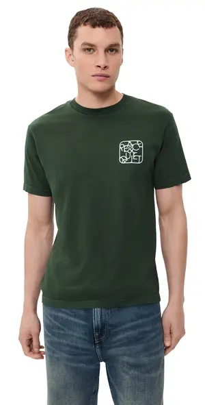 MUSEUM OF PEACE & QUIET Scramble T-shirt - Forest