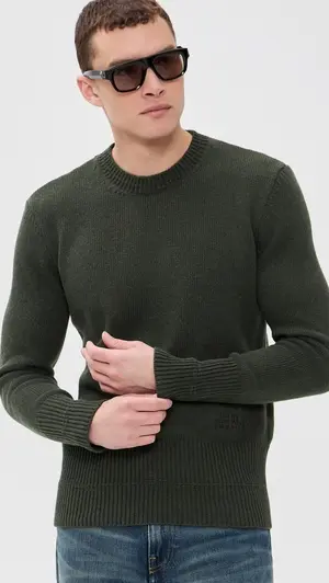 MAISON MARGIELA Double Hem Crewneck Sweater