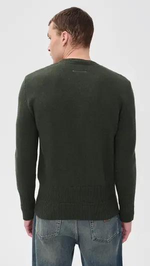 MAISON MARGIELA Double Hem Crewneck Sweater