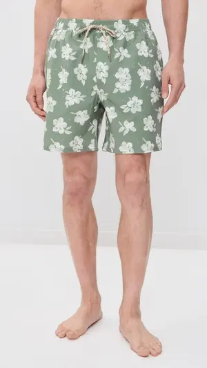 KATIN Stamps Volley Swim Trunks 7