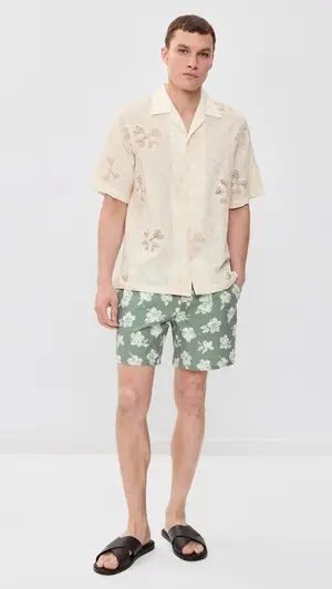KATIN Stamps Volley Swim Trunks 7