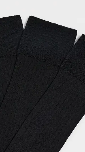Nn07 Cotton Ribbed Socks 3-pack