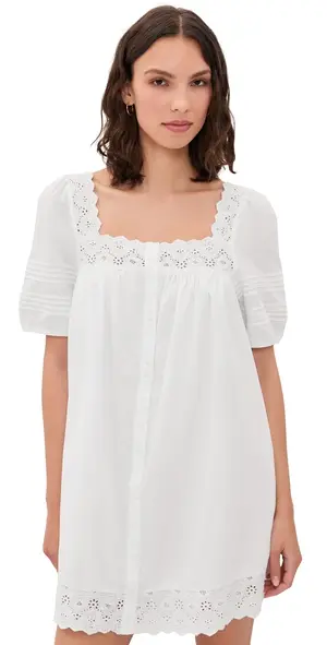MAREA Liza Dress - Shell Schiffli