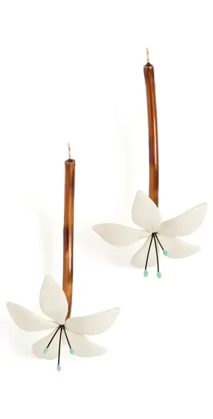 Tory Burch Curiosity Flower Earrings