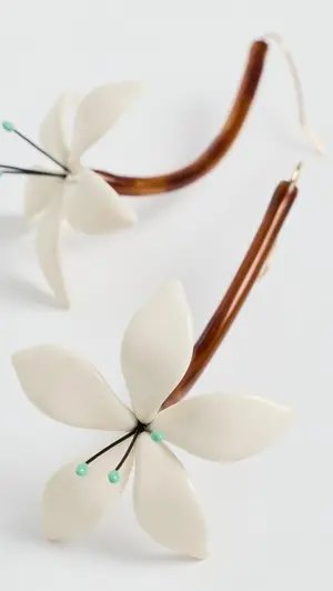 Tory Burch Curiosity Flower Earrings