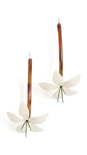 Tory Burch Curiosity Flower Earrings