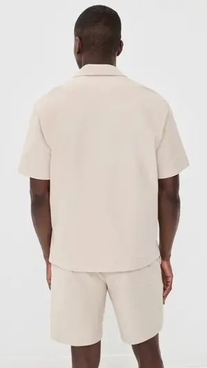 Theory Soft Terry Collar Shirt