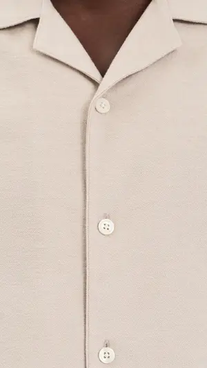 Theory Soft Terry Collar Shirt