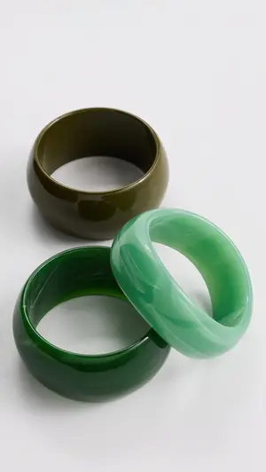 ADINA EDEN Gradient Resin Bangle Set